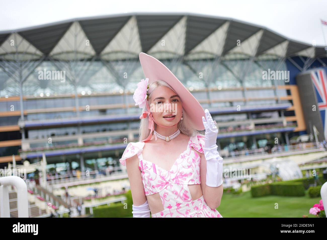 Angelina Chebotareva Rockefeller during day five of Royal Ascot at ...