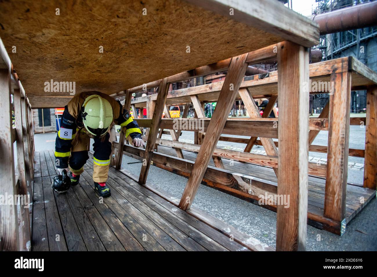 Ostrava, Czech Republic. 22nd June, 2024. The TFA (Toughest Firefighter ...