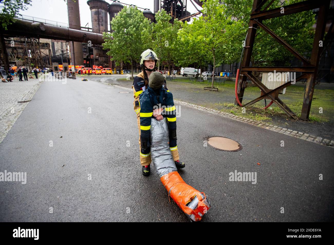 Ostrava, Czech Republic. 22nd June, 2024. The TFA (Toughest Firefighter ...