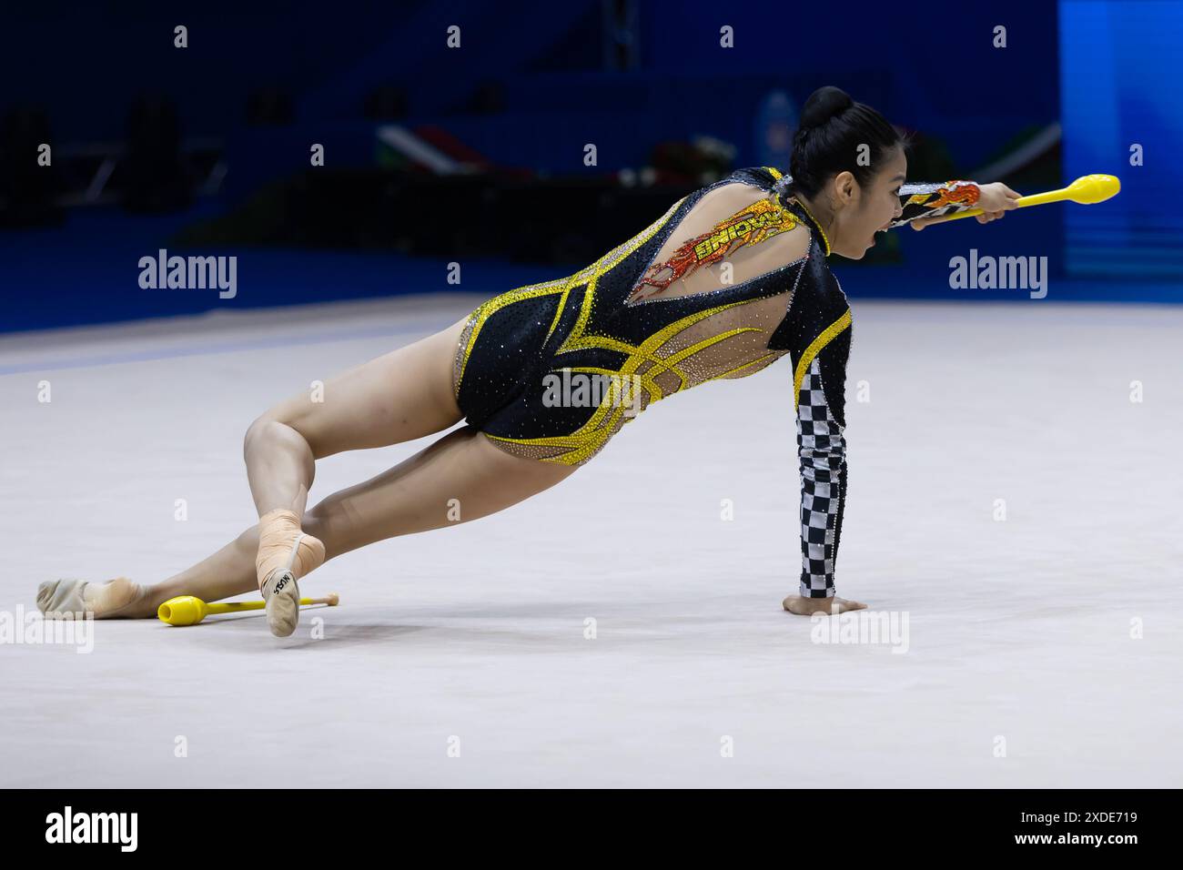 ZHAO Yating (Chn) during FIG Rhythmic Gymnastics World Cup, at Unipol Forum, Milan on 22 June ...
