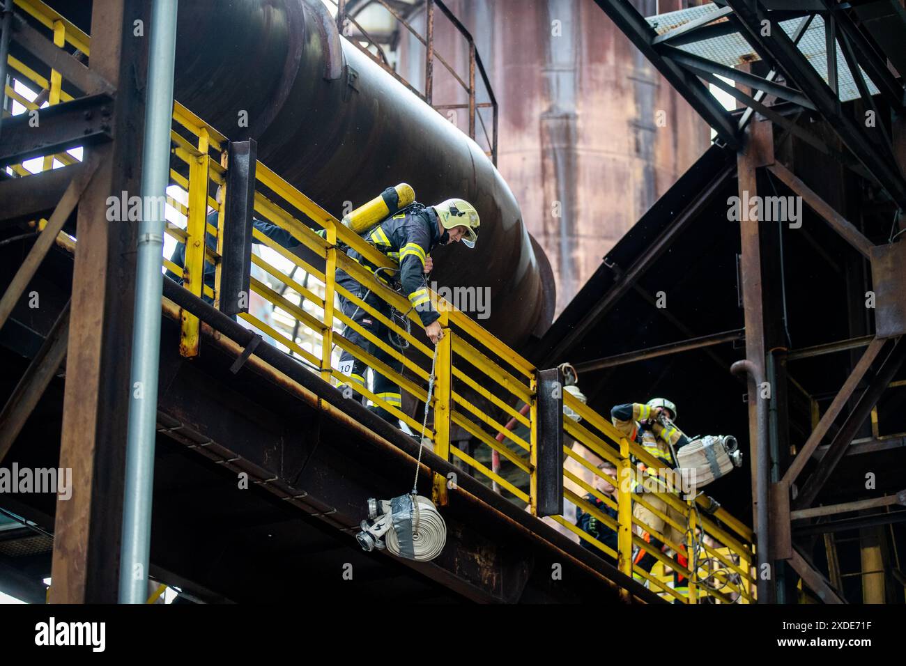 Ostrava, Czech Republic. 22nd June, 2024. The TFA (Toughest Firefighter ...