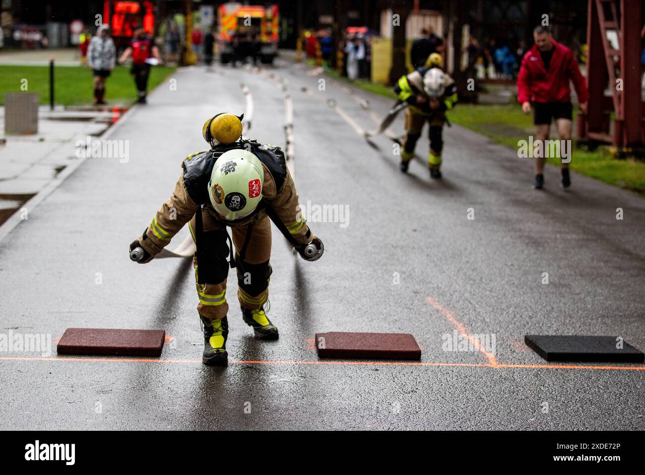 Ostrava, Czech Republic. 22nd June, 2024. The TFA (Toughest Firefighter ...