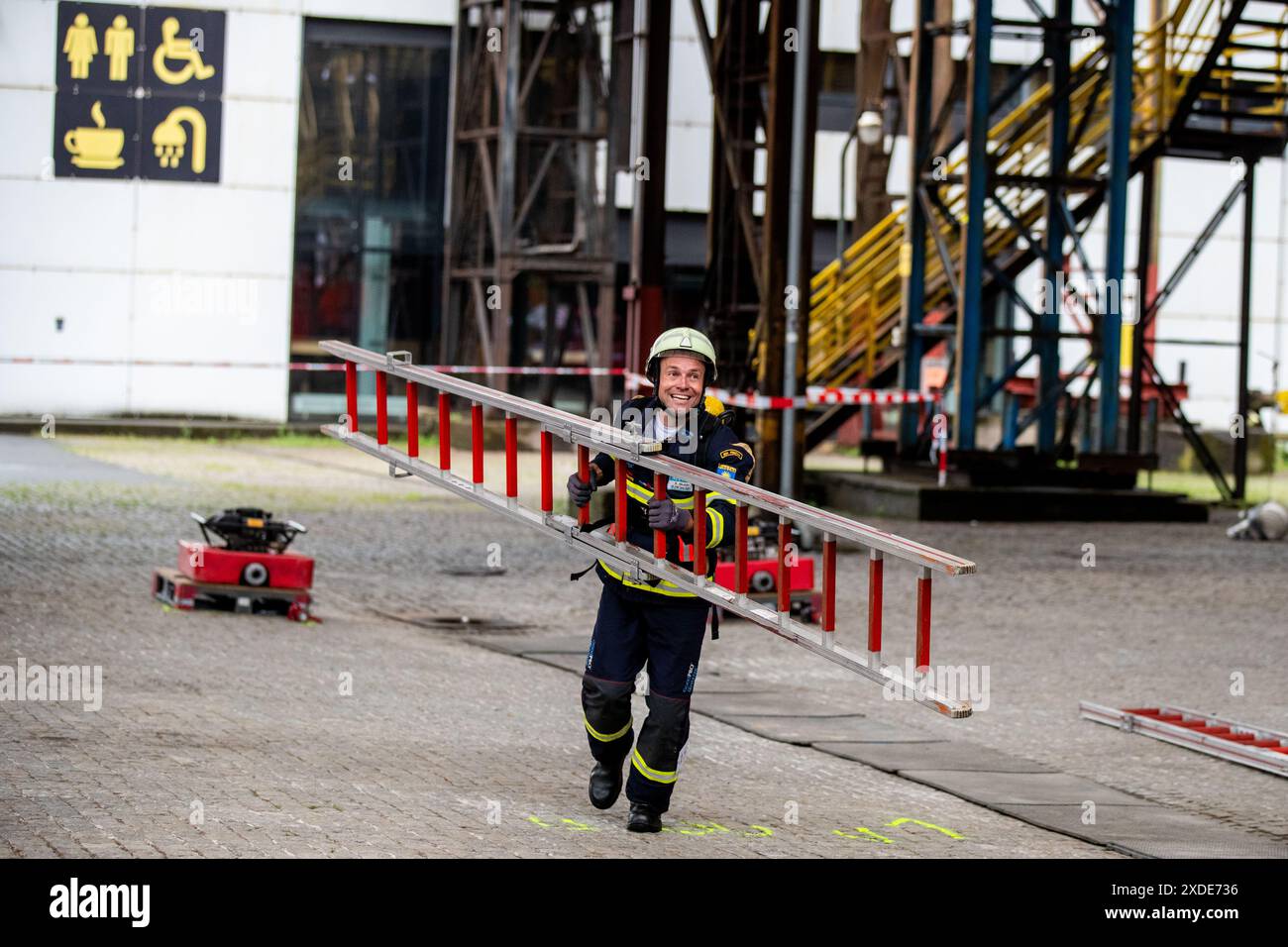 The TFA (Toughest Firefighter Alive) competition, in which firefighters ...