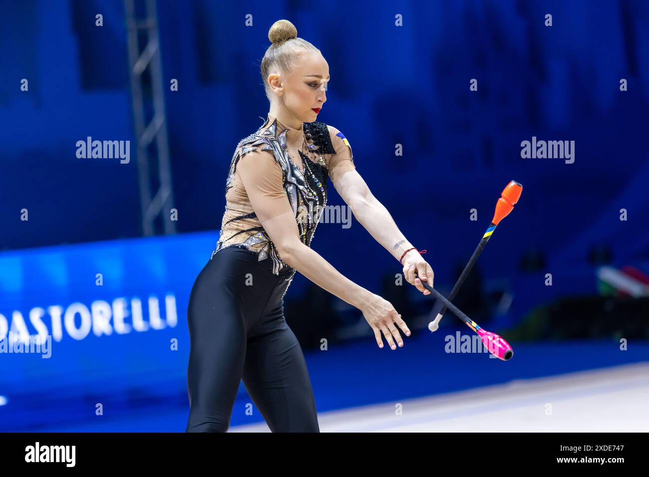 ONOPRIENKO Viktoriia (Ukr) during FIG Rhythmic Gymnastics World Cup, at Unipol Forum, Milan on ...