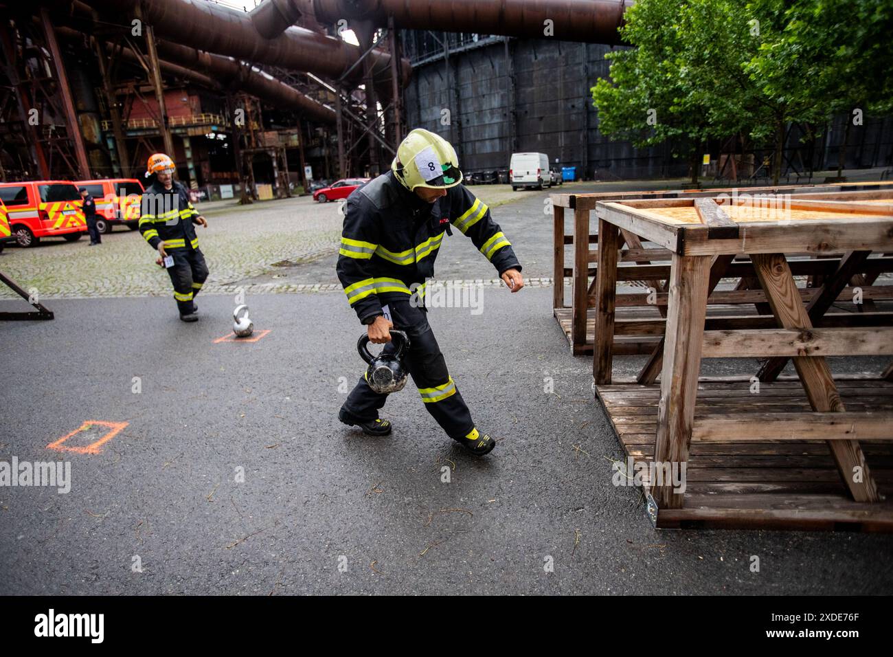The TFA (Toughest Firefighter Alive) competition, in which firefighters ...