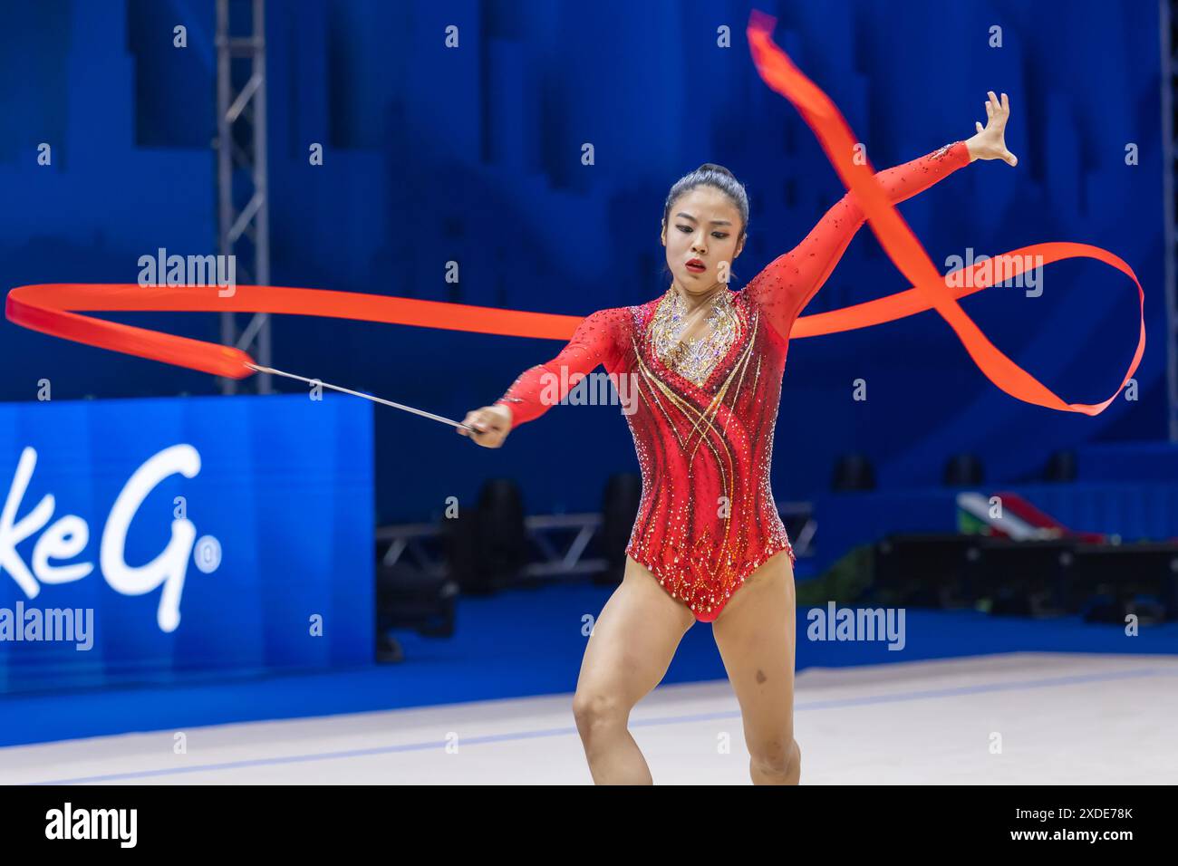 ZHAO Yating (Chn) during FIG Rhythmic Gymnastics World Cup, at Unipol ...
