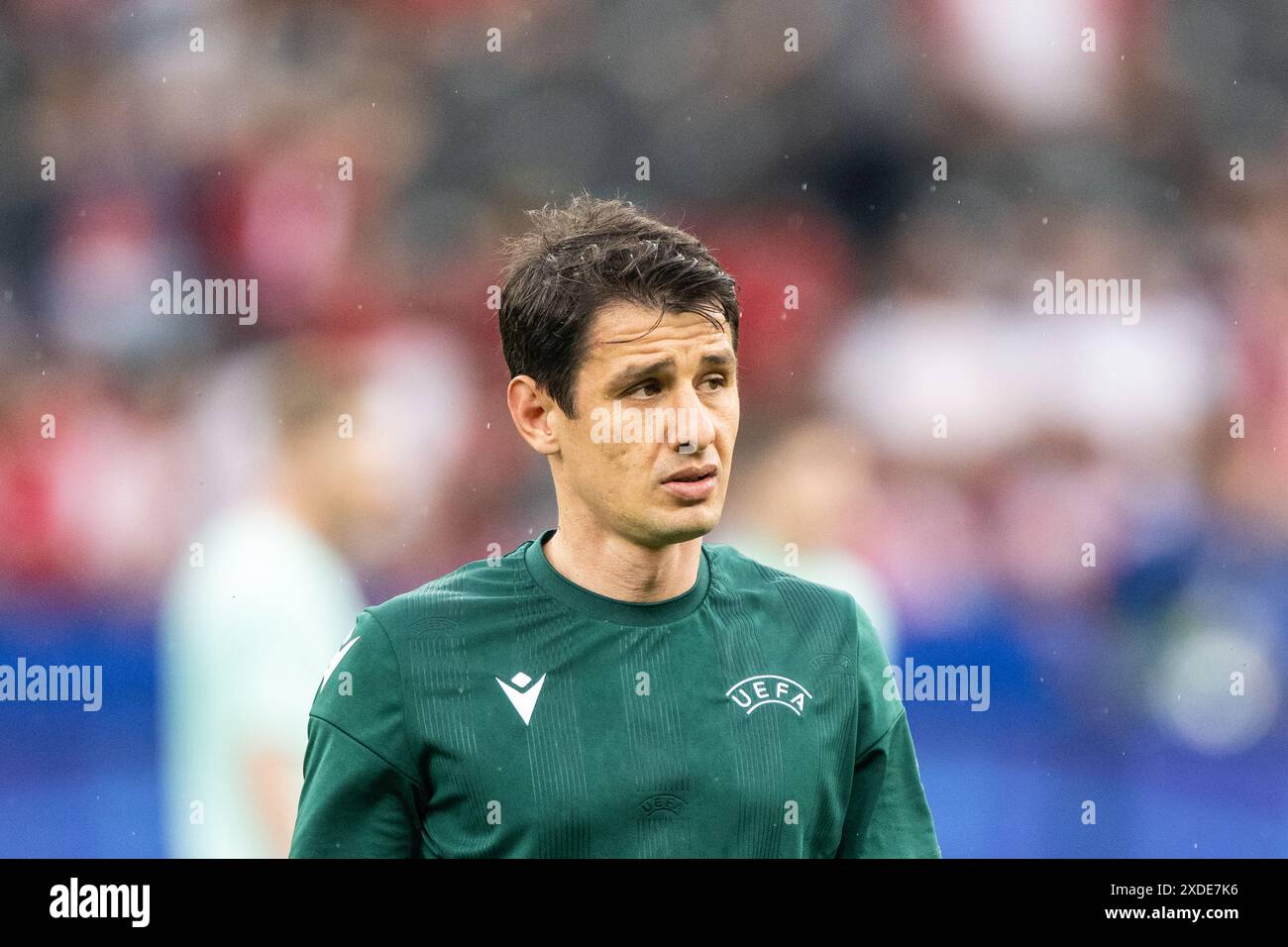 Berlin, Germany. 21st June, 2024. Referee Halil Meler of Austria seen ...