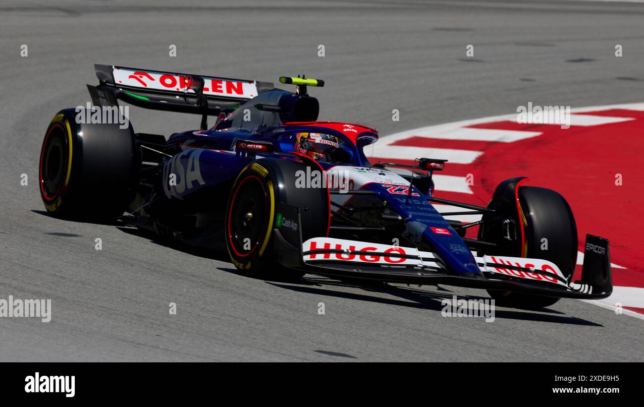 Yuki Tsunoda of Japan driving the (22) Visa Cash App RB Formula One ...