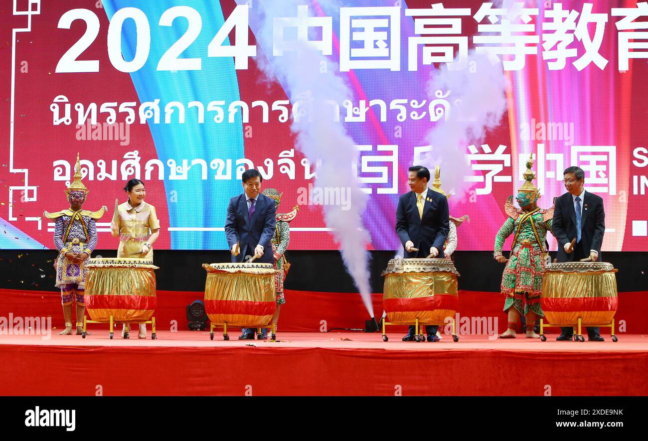 Bangkok, Thailand. 22nd June, 2024. Guests attend the opening ceremony ...