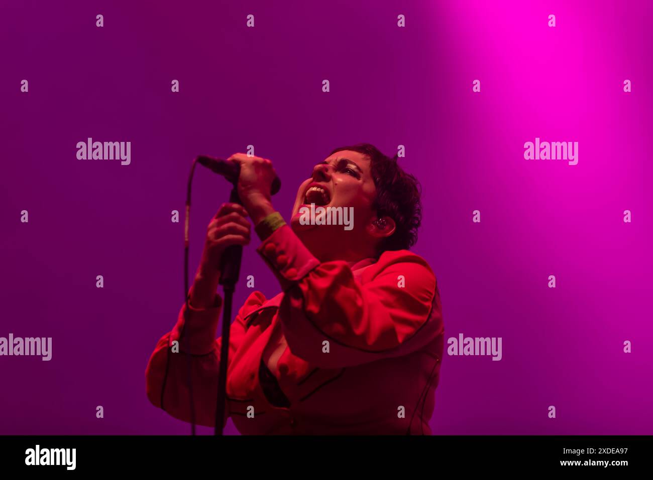 Prague, Czech Republic. 20th June, 2024. Singer Sian Evans from British ...