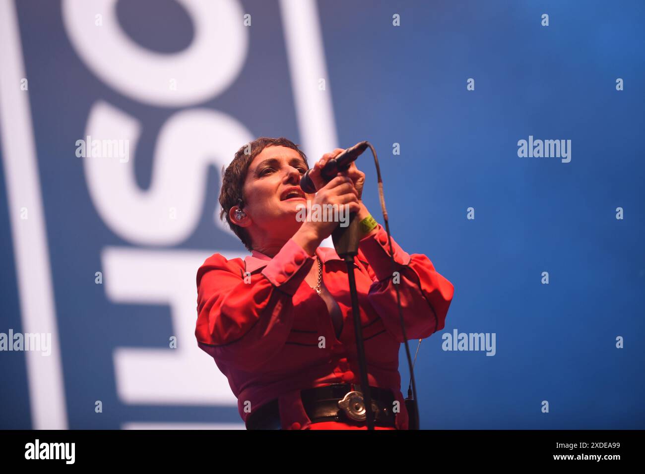 Prague, Czech Republic. 20th June, 2024. Singer Sian Evans from British ...