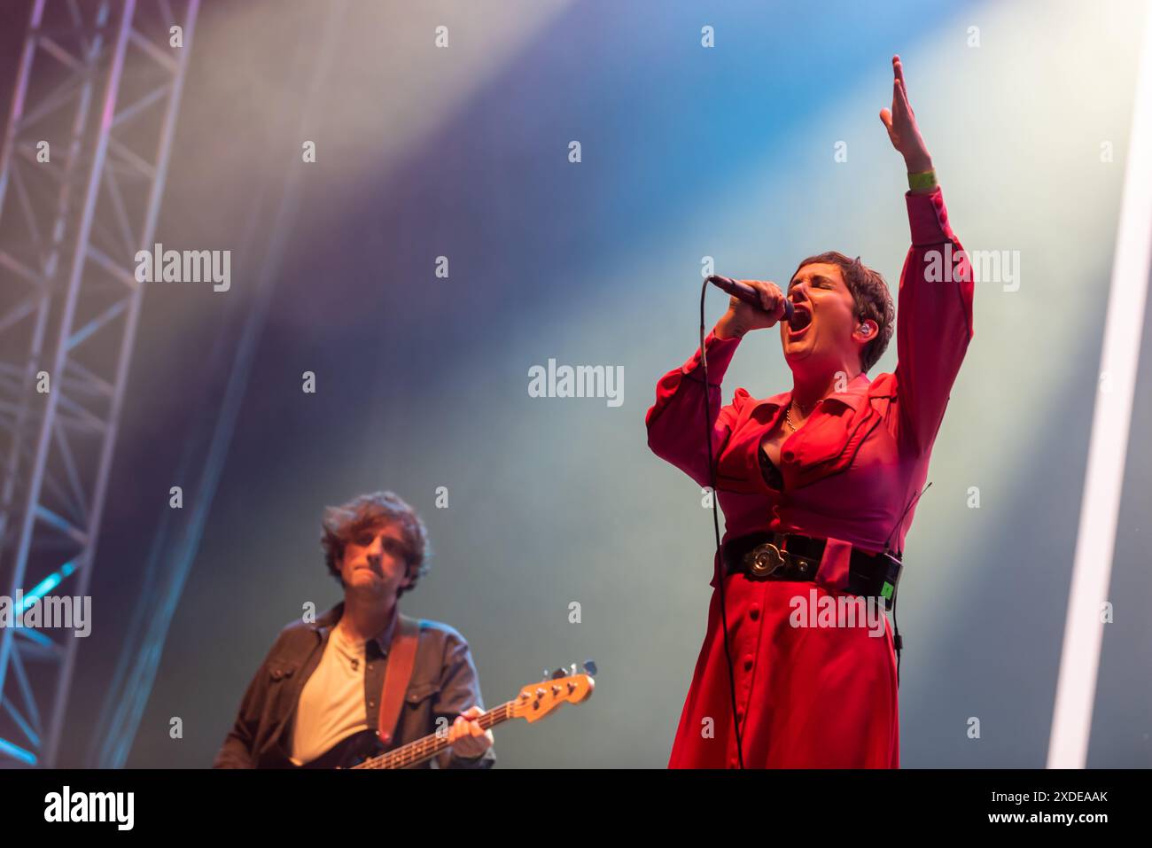 Prague, Czech Republic. 20th June, 2024. Singer Sian Evans from British ...