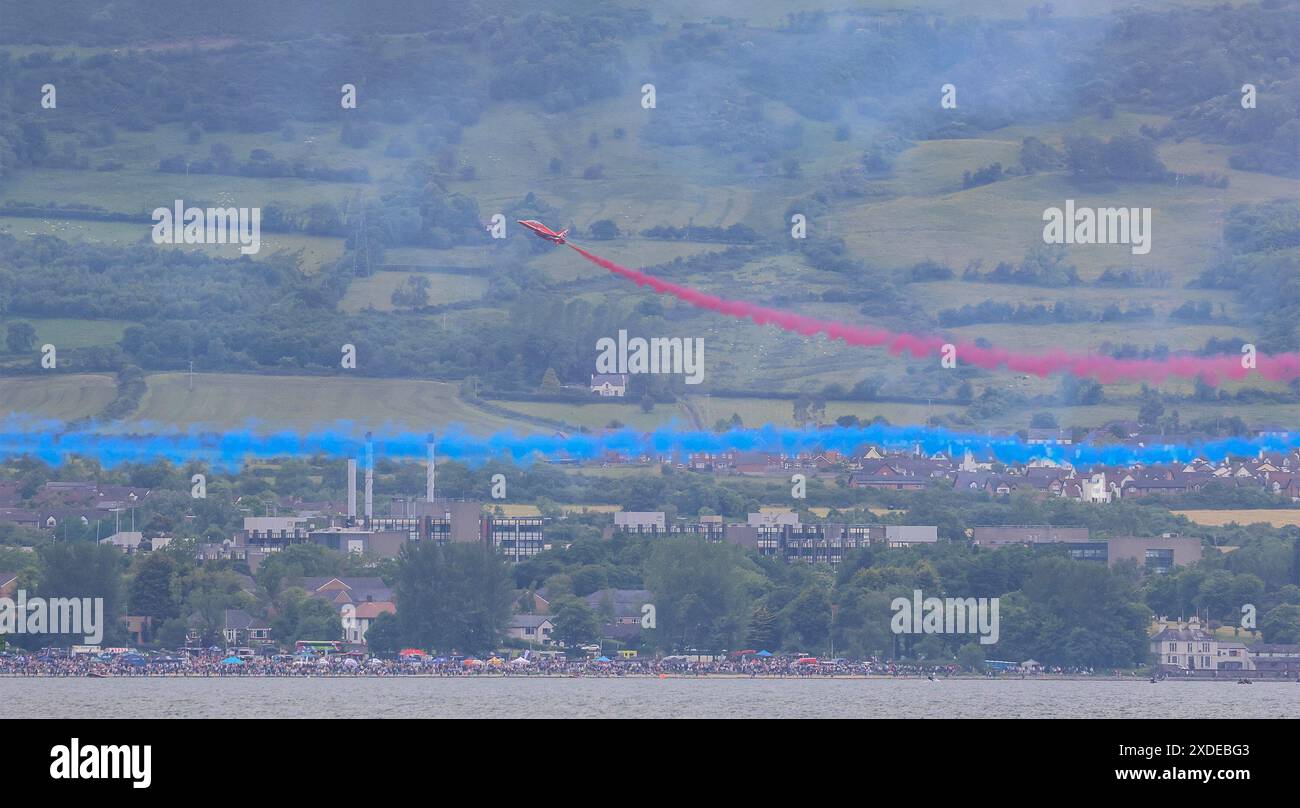 Whiteabbey, County Antrim, Northern Ireland. 22nd Jun 2024. Armed ...