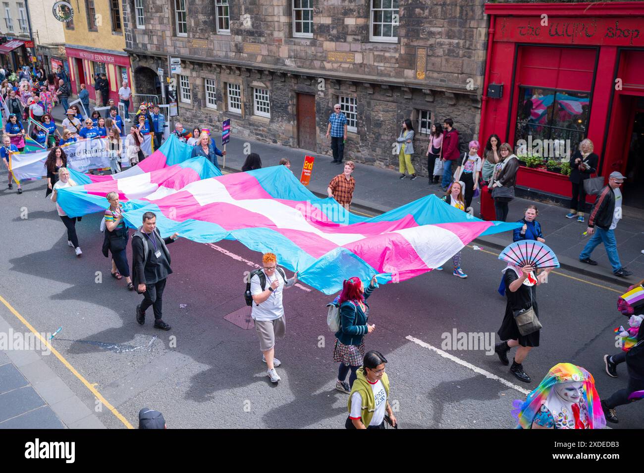 Edinburgh, Scotland, UK. 22nd June 2024. Edinburgh Pride March drew ...