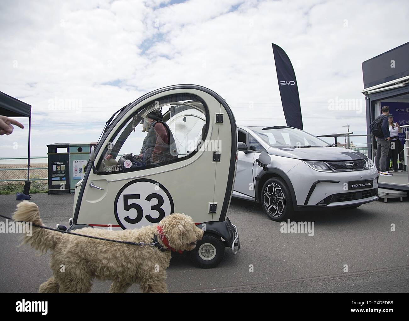 Edf electric car rally brighton 2024 hi-res stock photography and ...