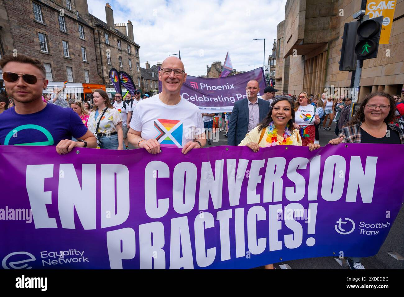 Edinburgh, Scotland, UK. 22nd June 2024. Edinburgh Pride March drew ...