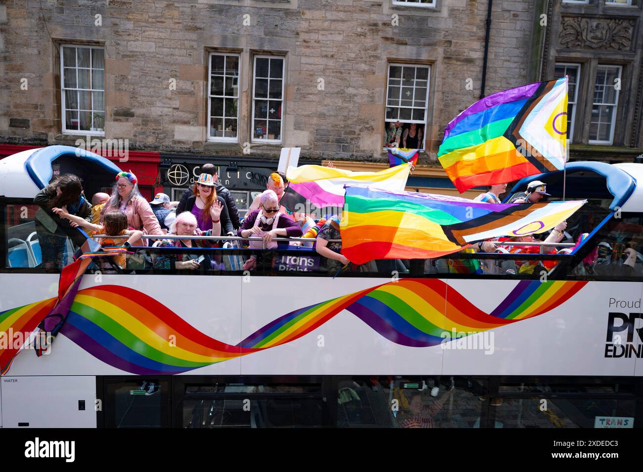 Edinburgh, Scotland, UK. 22nd June 2024. Edinburgh Pride March drew ...
