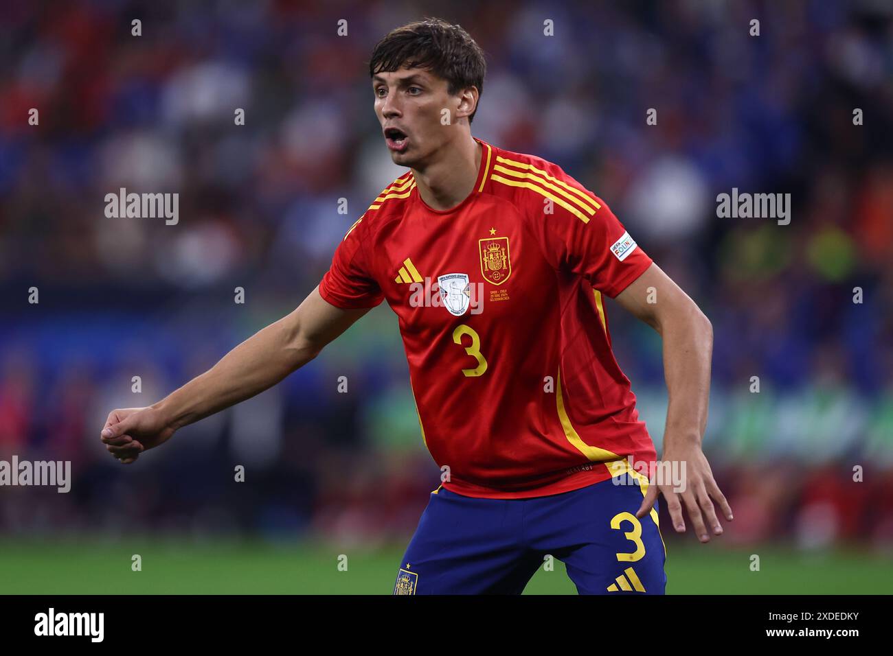Robin Le Normand of Spain looks on during the Uefa Euro 2024 Group B ...