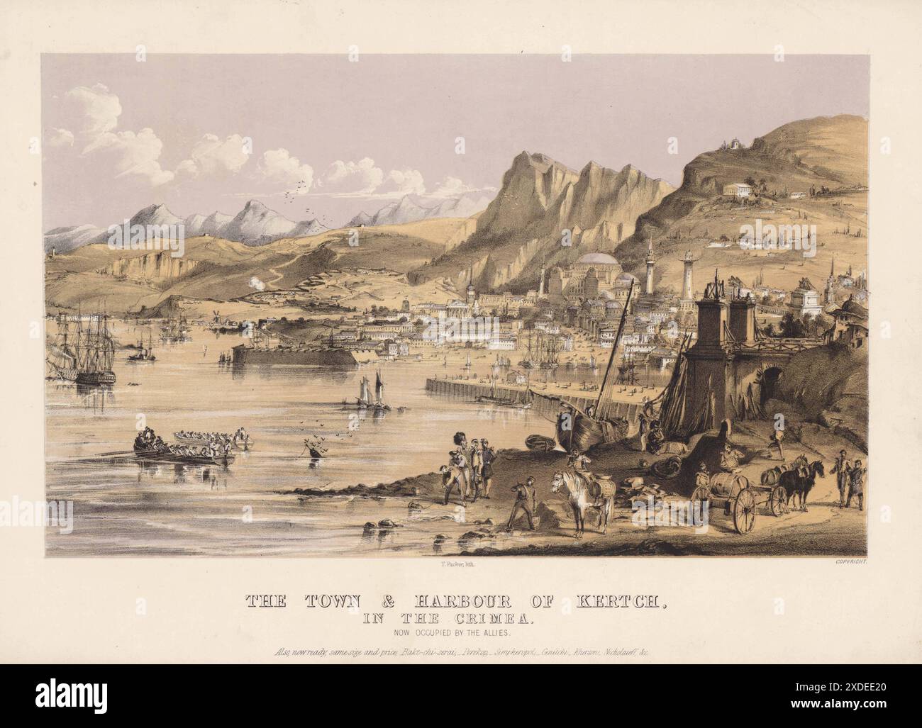 The town & Harbour of Kertch : in the Crimea : now occuped by the ...
