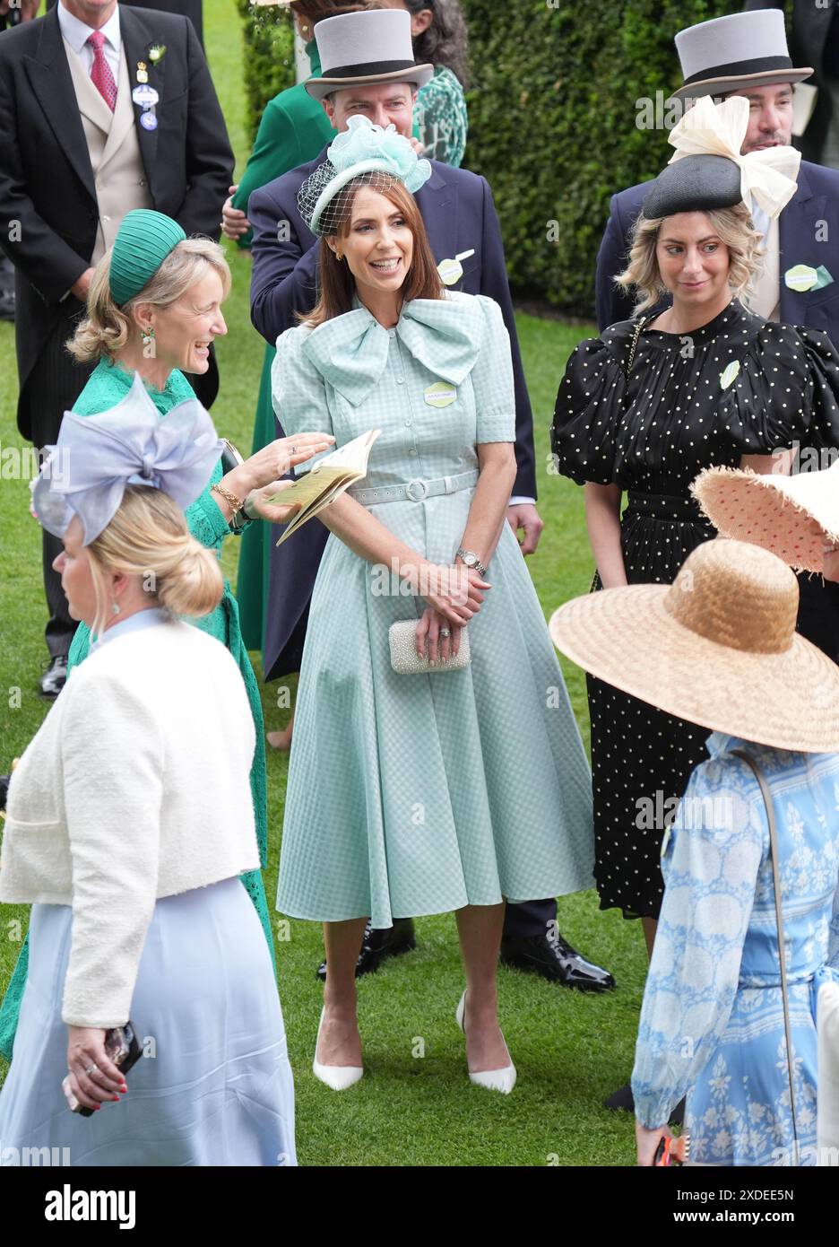 Alex Jones (centre) during day five of Royal Ascot at Ascot Racecourse ...