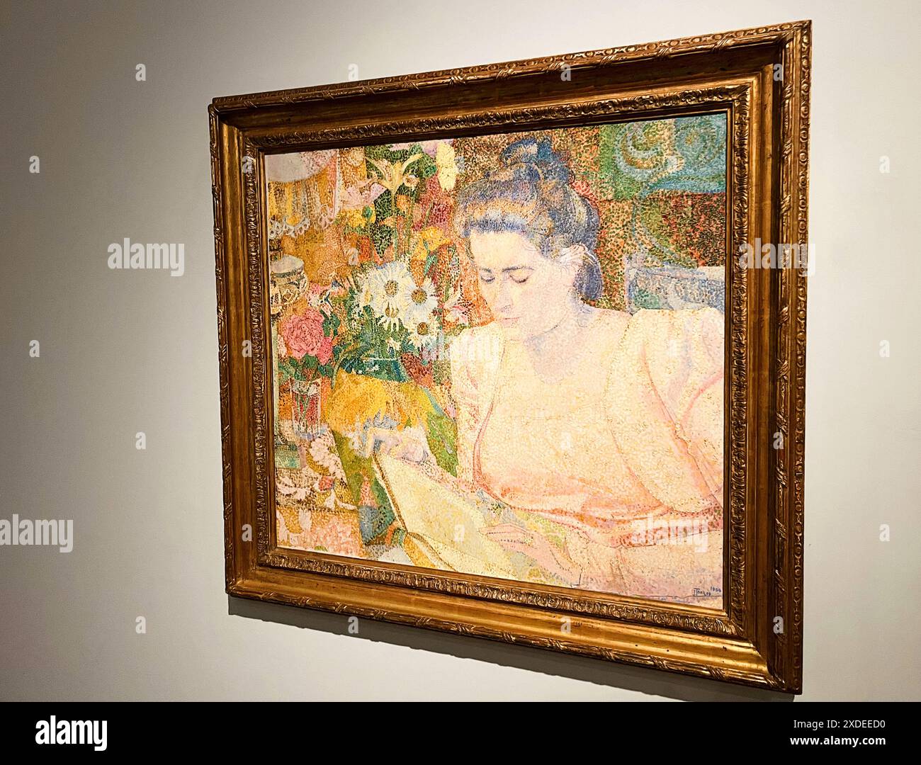 Amsterdam, the Netherlands. June 10, 2024. Famous paintings of the ...