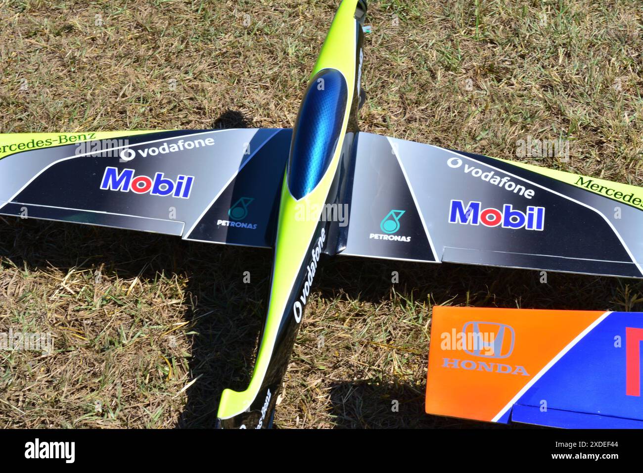 Model aircraft on display in model aircraft competition Stock Photo - Alamy