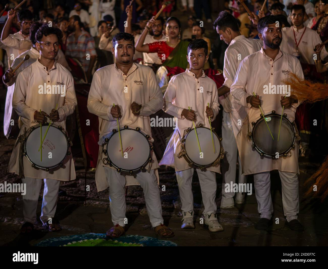 MUMBAI, INDIA - November 23, 2023 : Traditional music bands, drums ...