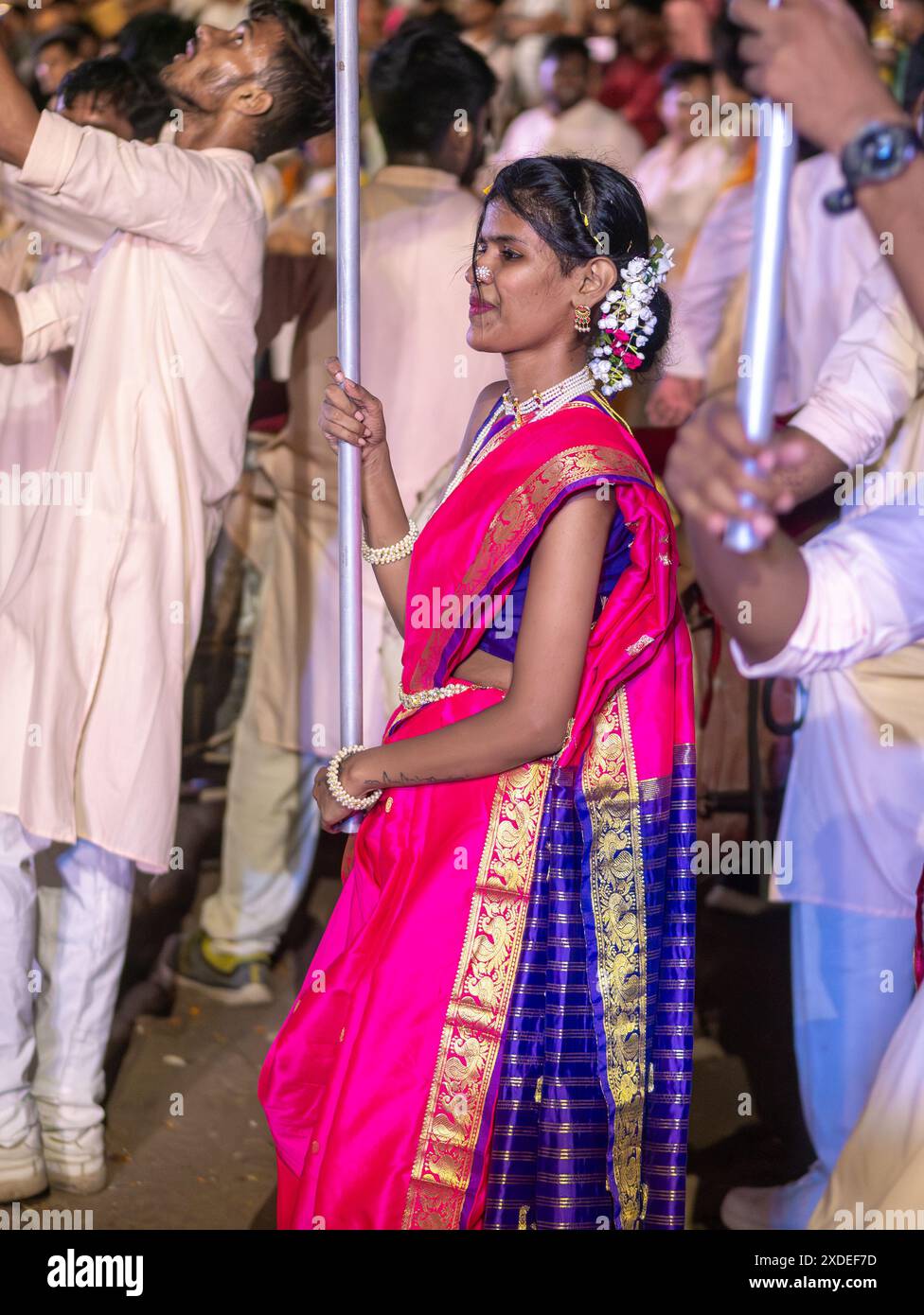 MUMBAI, INDIA - November 23, 2023 : Traditional music bands, drums ...