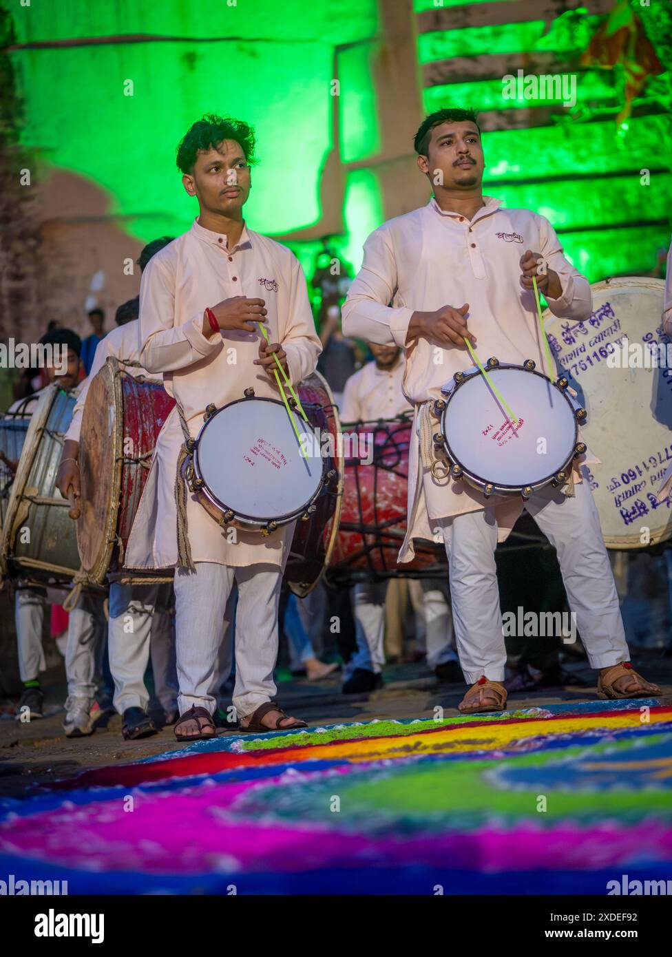 MUMBAI, INDIA - November 23, 2023 : Traditional music bands, drums ...