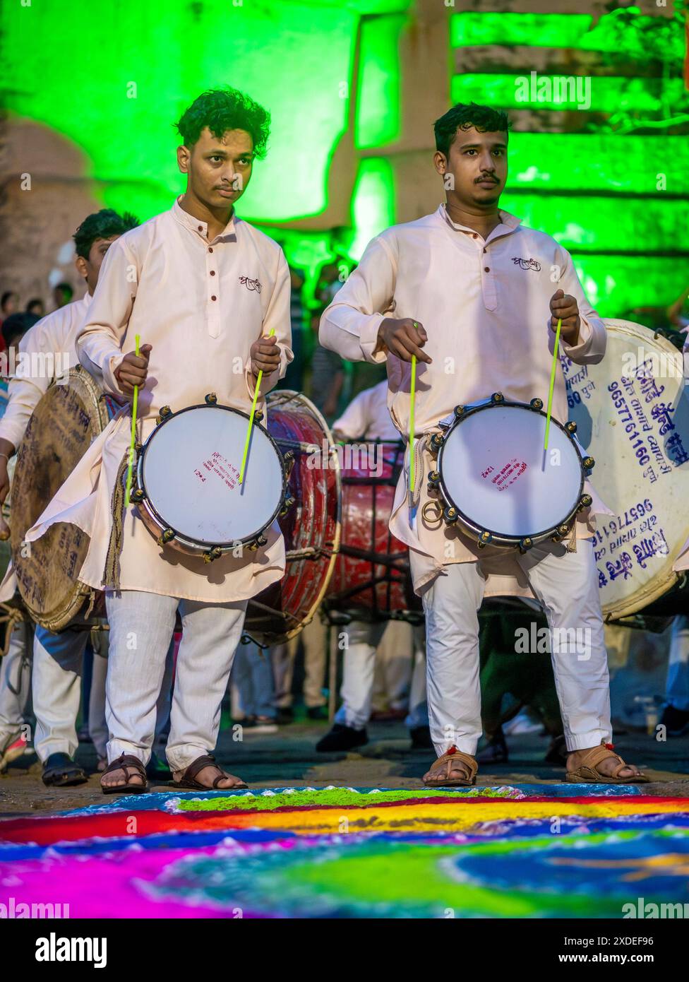 MUMBAI, INDIA - November 23, 2023 : Traditional music bands, drums ...