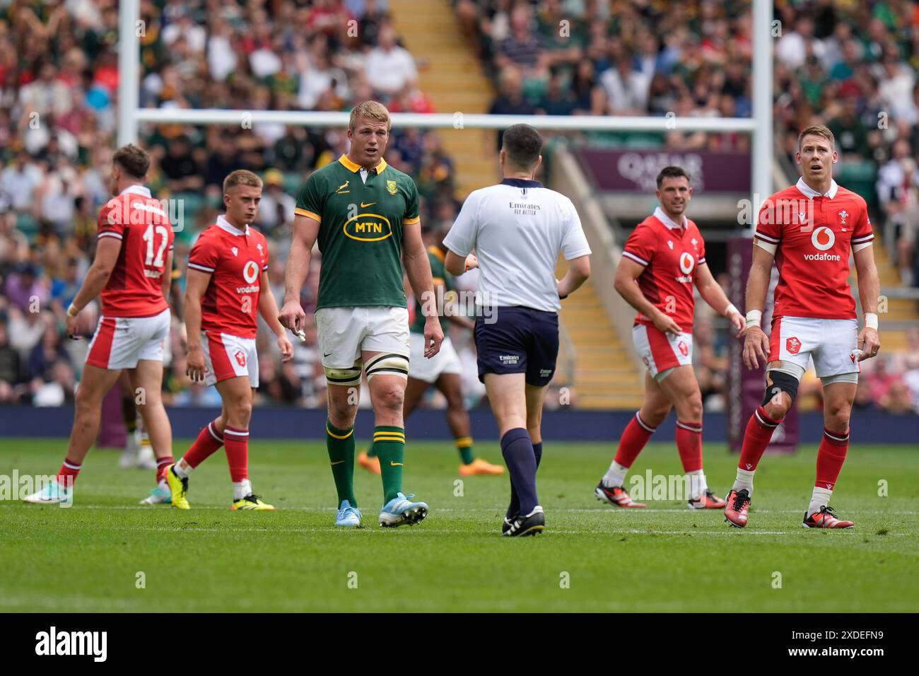 Twickenham Stadium, London, UK. 22nd June, 2024. Qatar Airways Cup ...