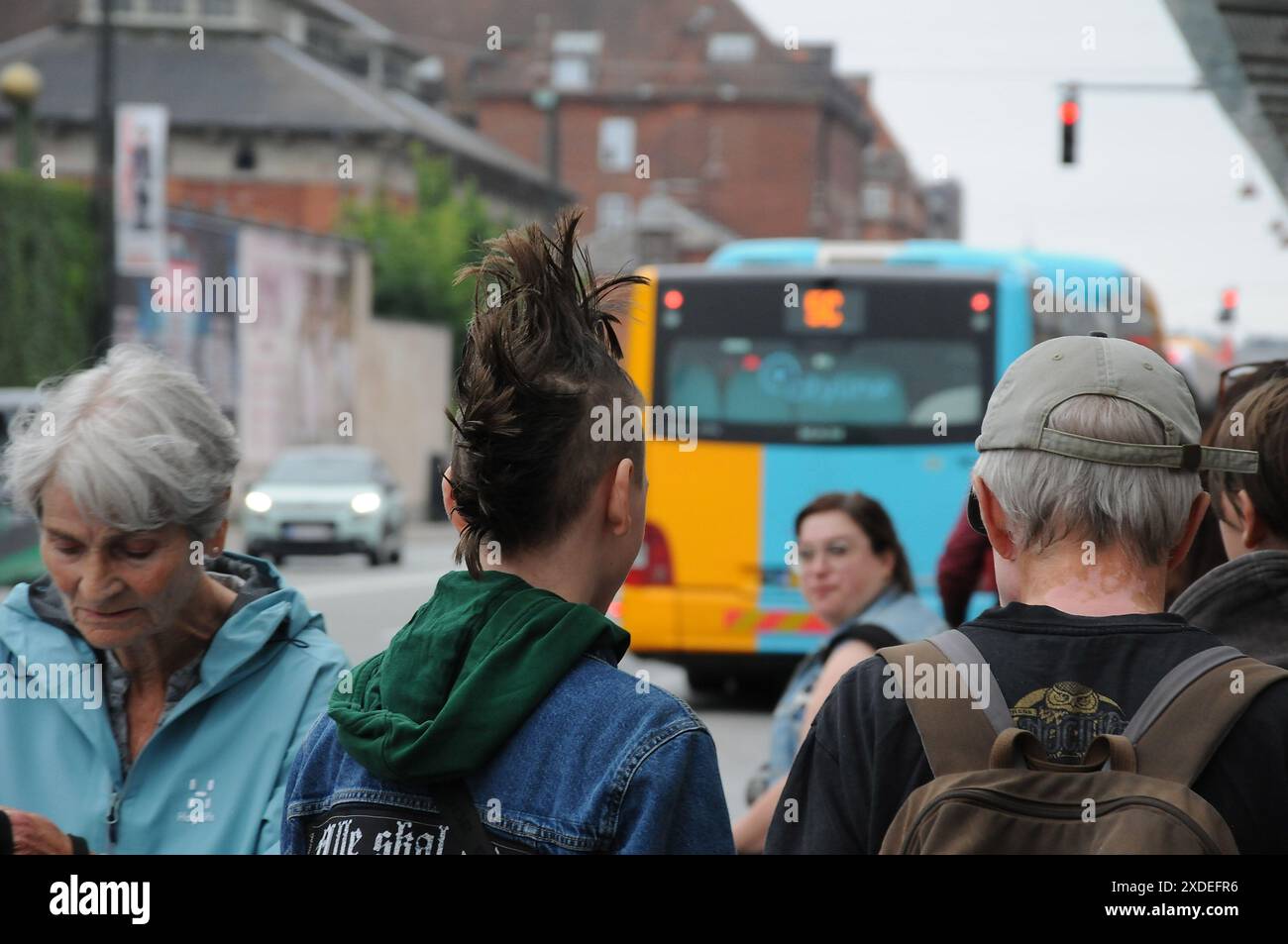 Copenhagen/ Denmark/22 JUNE 2024/Bus ride to Copenhell festival in ...