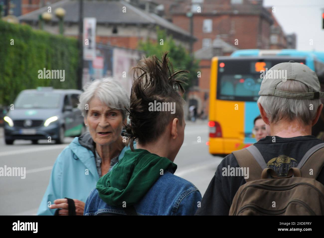 Copenhagen/ Denmark/22 JUNE 2024/Bus ride to Copenhell festival in ...