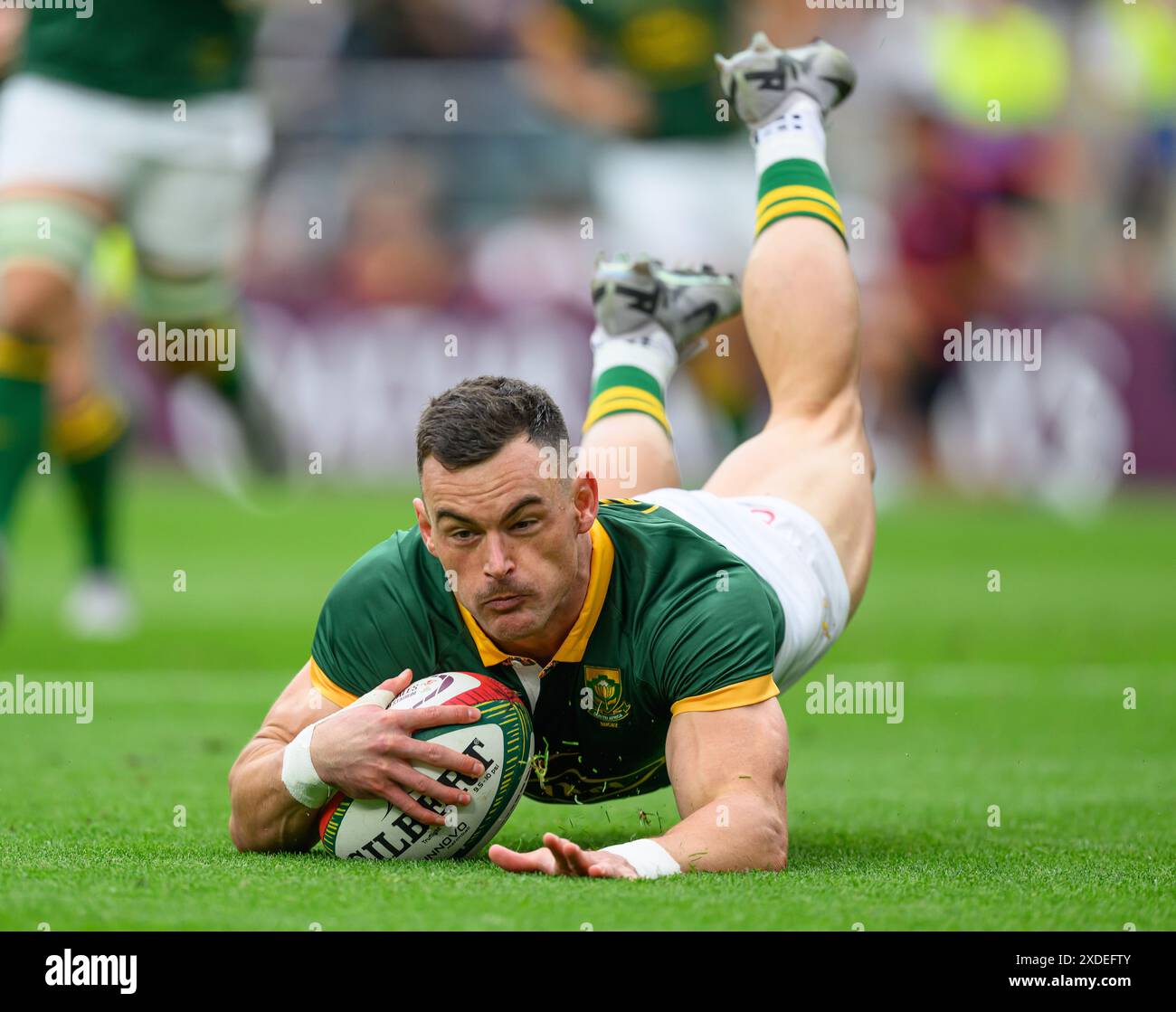 Twickenham,UK. 22nd June 2024. 22 Jun 2024 - Wales v South Africa ...