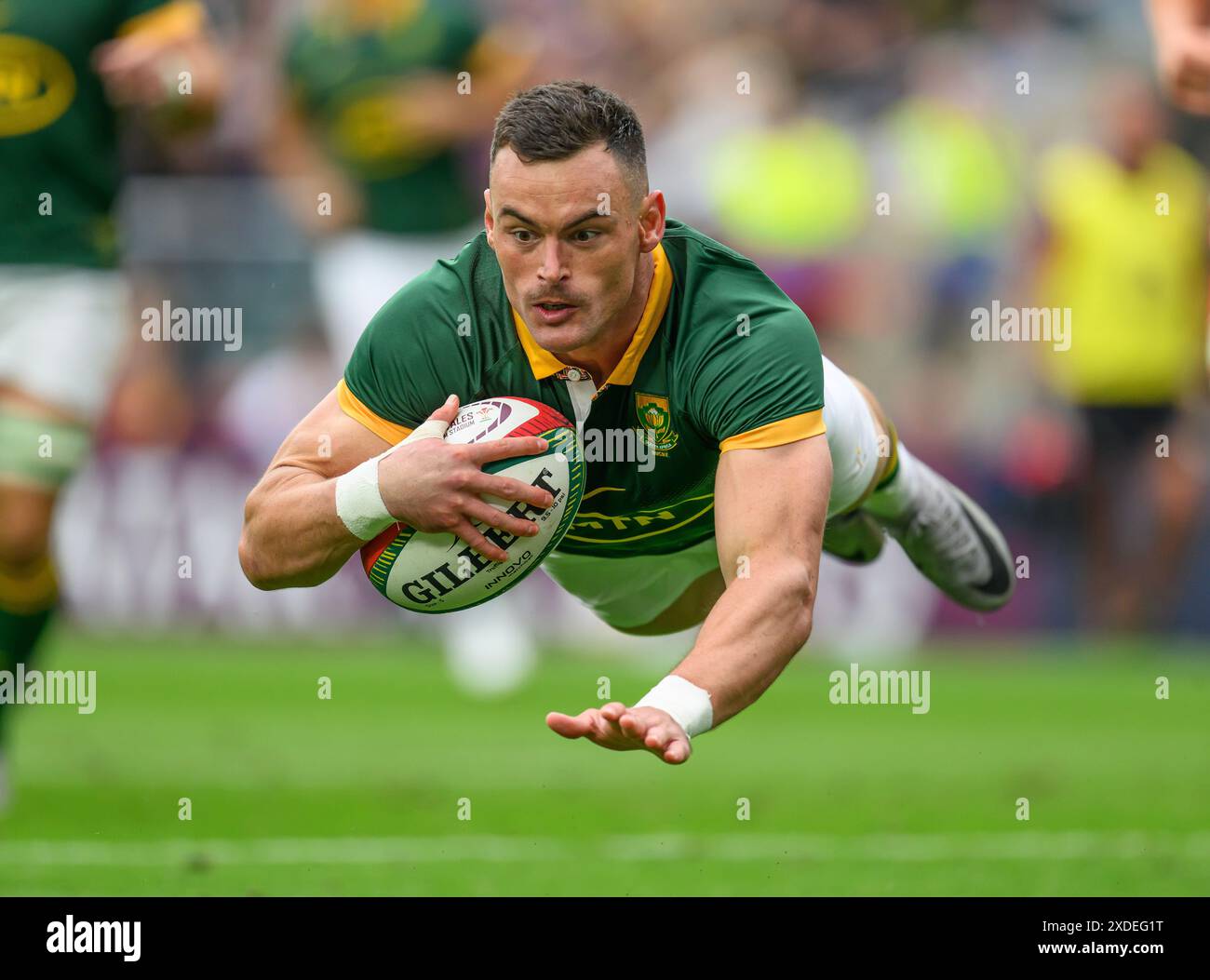 Twickenham,UK. 22nd June 2024. 22 Jun 2024 - Wales v South Africa ...