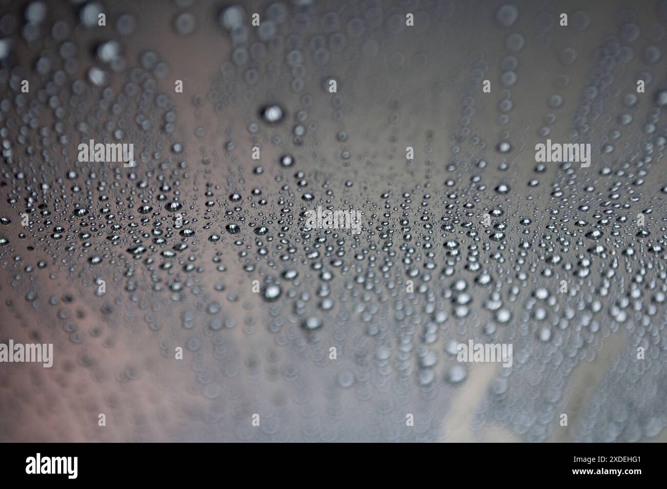 Top view of water droplets from rain suitable for design or wallpaper background Stock Photo - Alamy