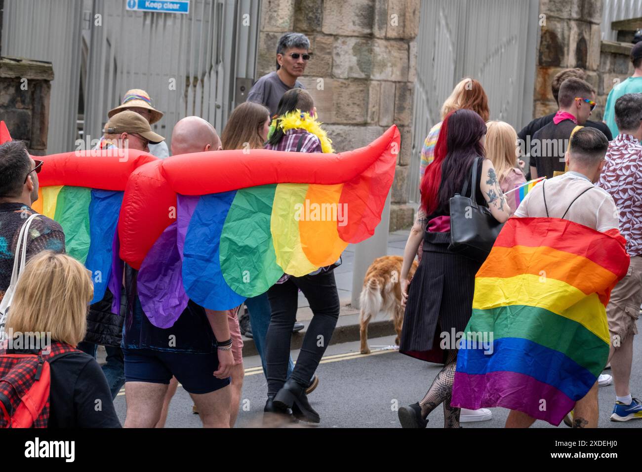 Edinburgh Pride June 22nd 2024, Edinburgh Scotland, UK. Thousands of ...