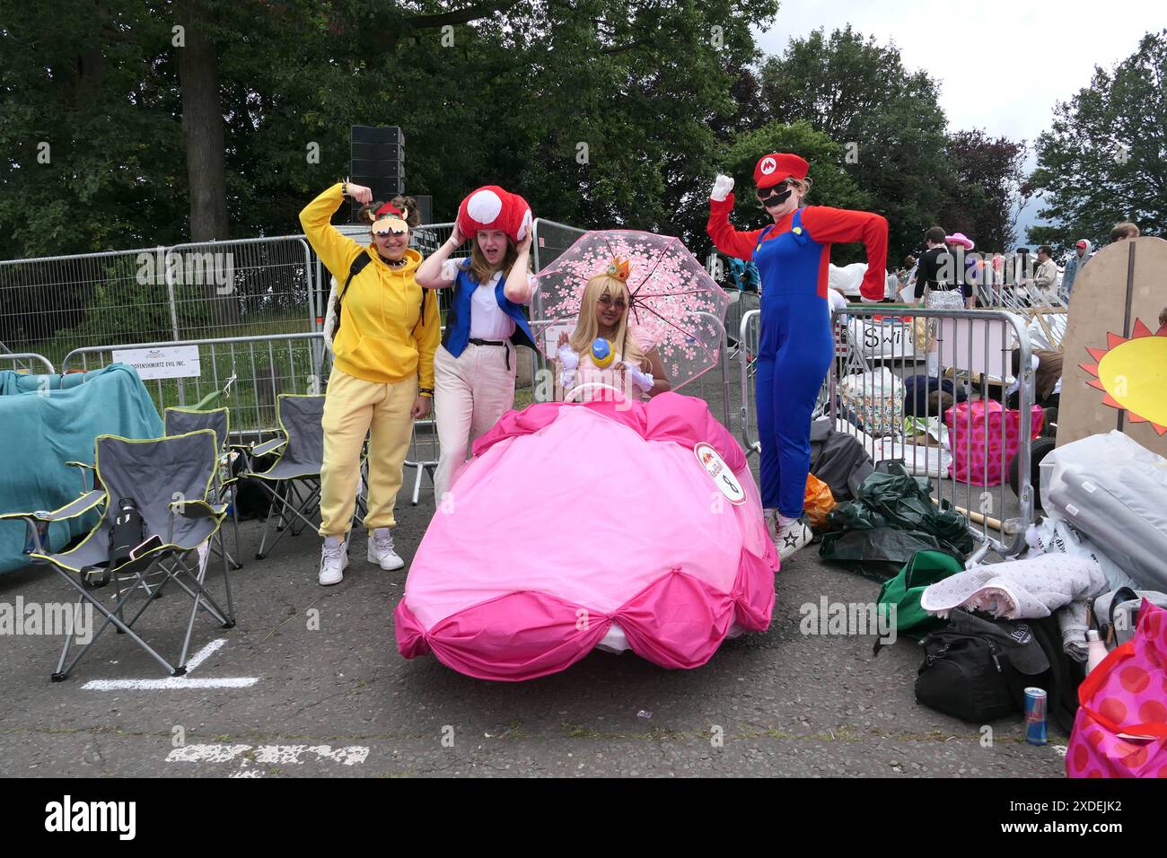 (Left to right) Isra Shaikh, Meg Thurgood, Keya Patel and Belle ...