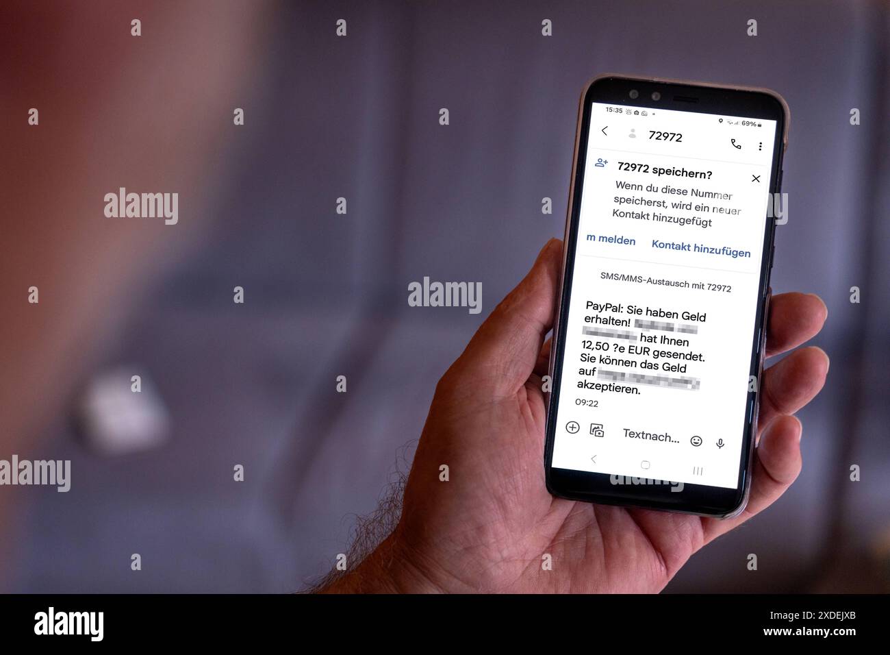 June 22, 2024: Paypal scam, strangers transfer euro amounts to Paypal ...