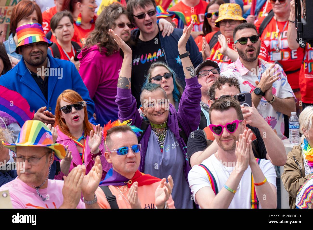 People take part in the Pride Edinburgh 2024 parade through Edinburgh ...