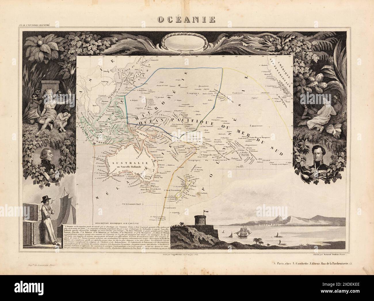 Archival oceania map hi-res stock photography and images - Alamy