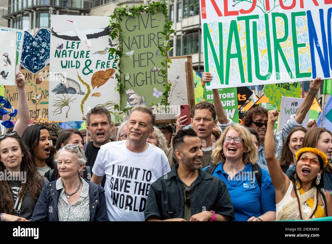 London, UK. 22 June 2024. (C) Chris Packham, naturalist, joins ...