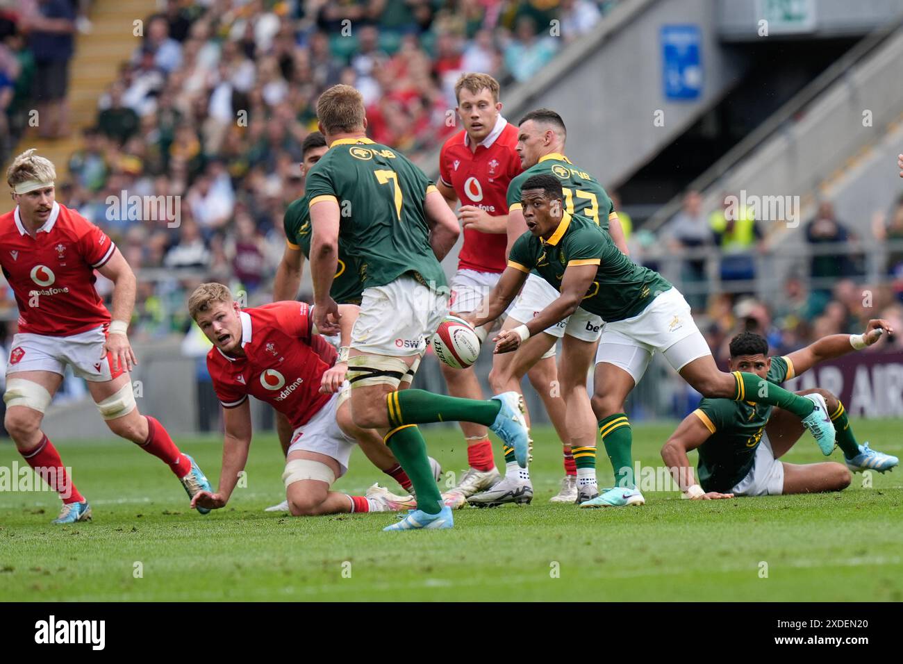 Twickenham Stadium, London, UK. 22nd June, 2024. Qatar Airways Cup ...