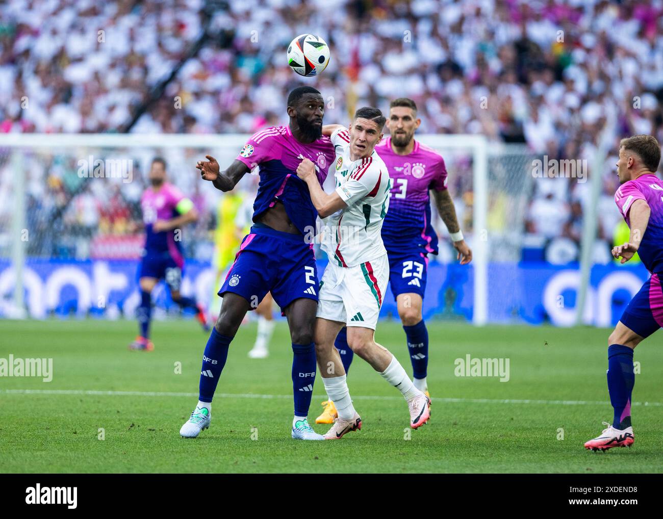 Stuttgart, MHP Arena, 19.06.2024: Roland Sallai of Hungary (R ...