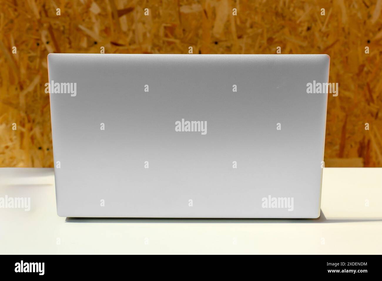 Laptop open back view hi-res stock photography and images - Alamy