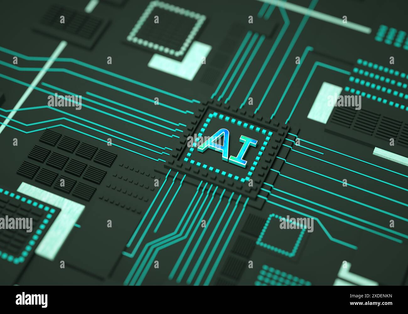 Artificial Intelligence Data Mining Deep Learning Futuristic Cyber Technology Innovation Ai
