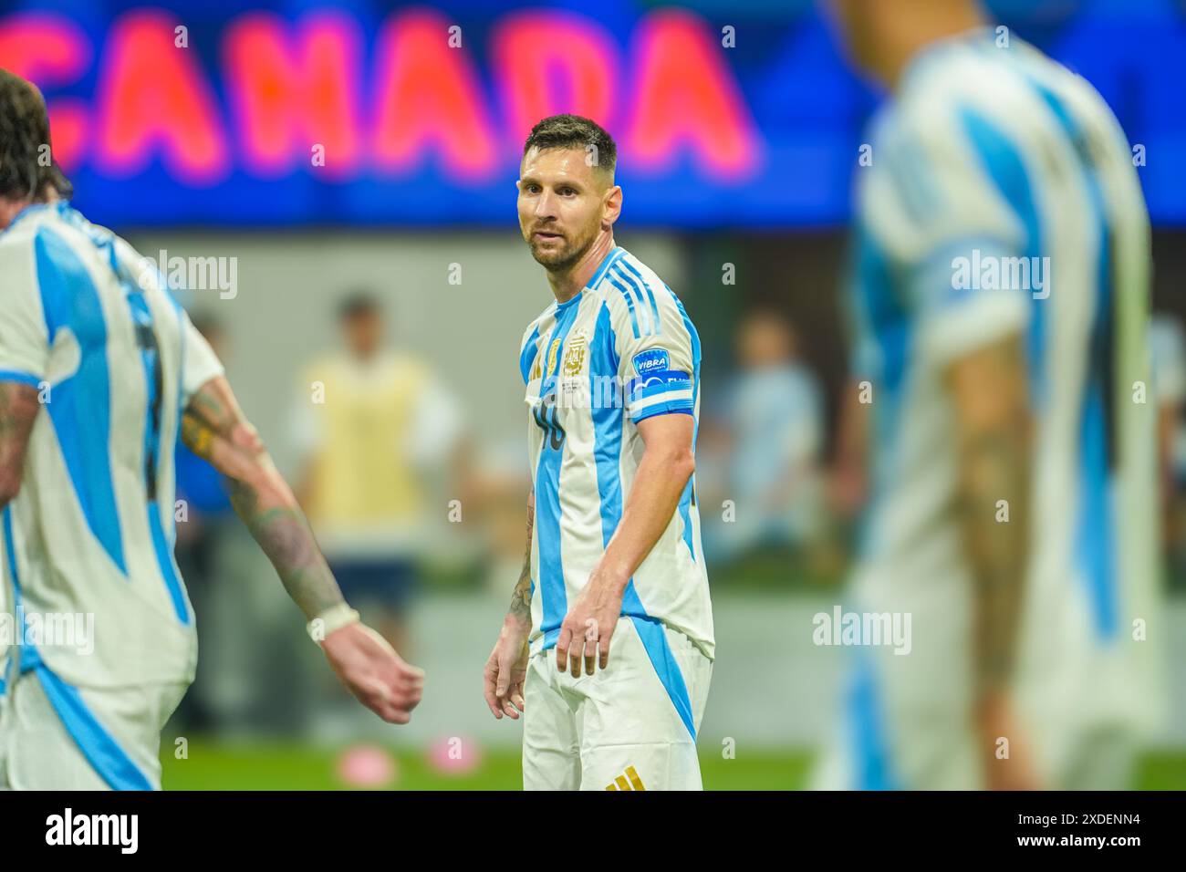 Atlanta, Georgia, USA, June 20, 2024, Argentina forward Lionel Messi ...