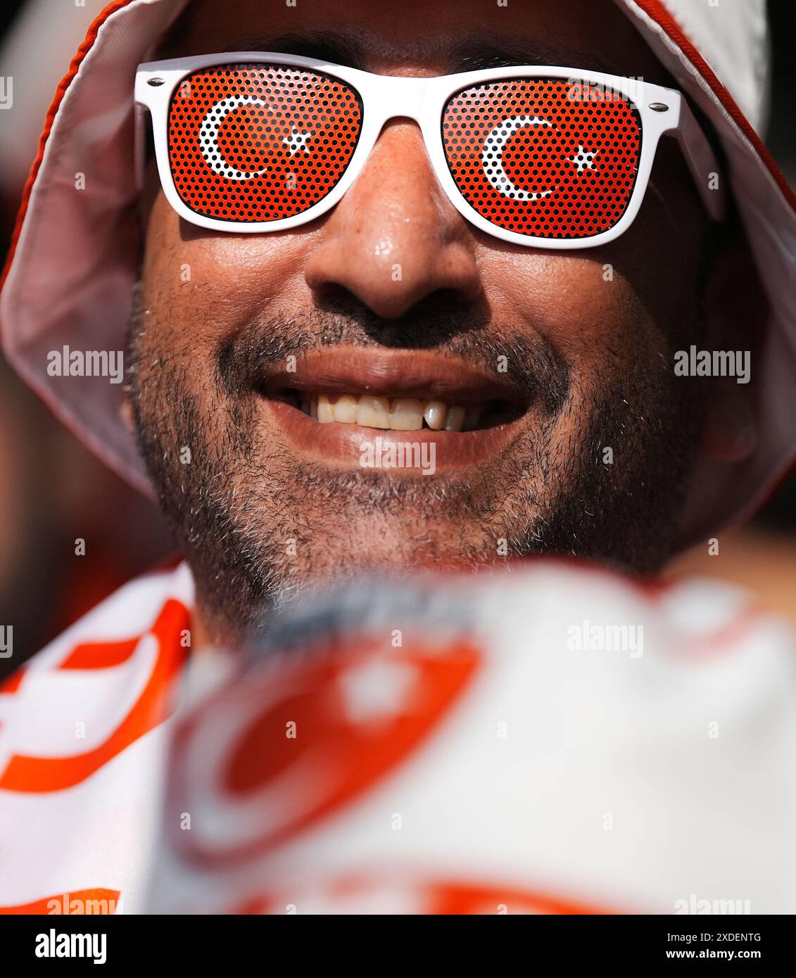 Turkey fans ahead of the UEFA Euro 2024 Group F match at the BVB ...