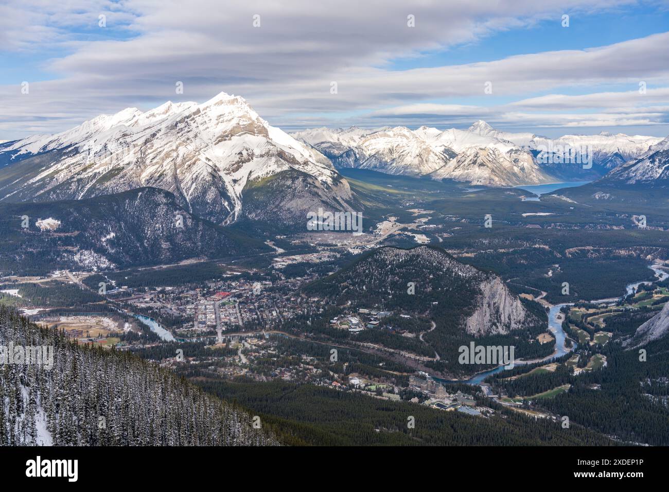 Overlook view banff canada hi-res stock photography and images - Alamy