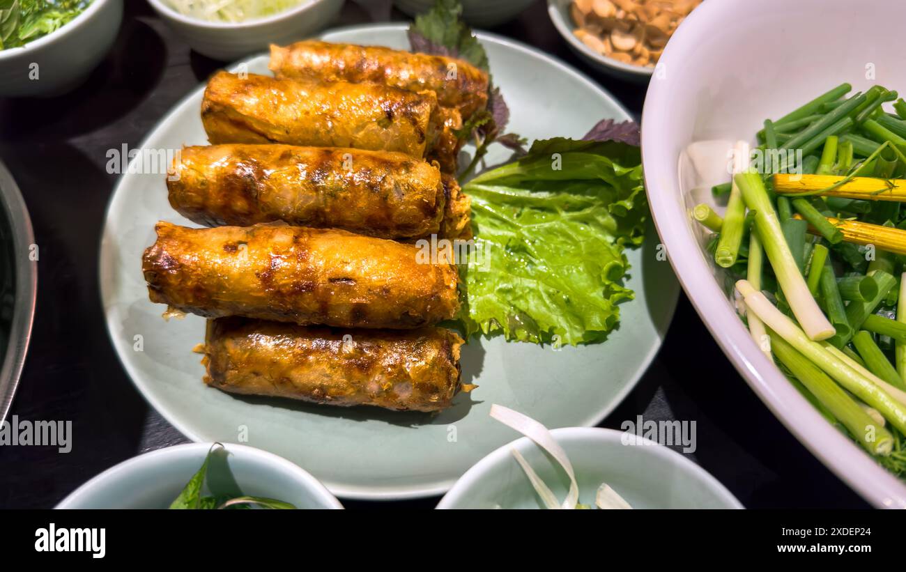 Vietnamese fried spring rolls, known as Nem Ran, are a traditional and ...